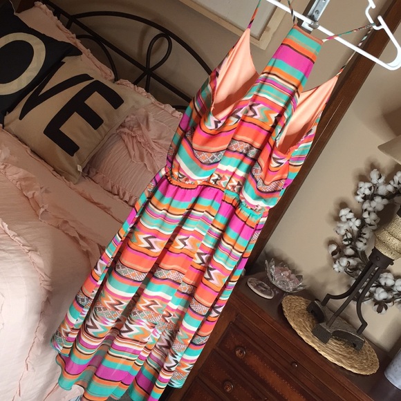Alya | Dresses | Alya Striped High Low Dress | Poshmark
